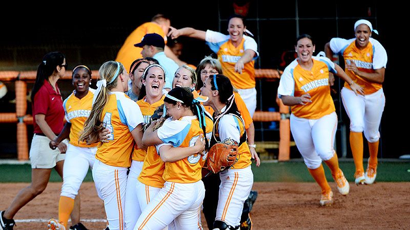 2013 Ncaa Softball Tournament Tennessee Lady Vols Halt Alabama