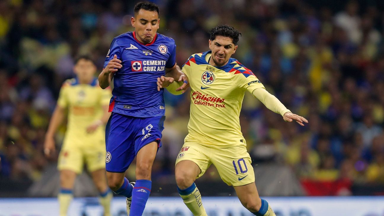 Cruz Azul vs América: Alineaciones confirmadas del Clásico Joven - ESPN | VIVES.FUTBOL