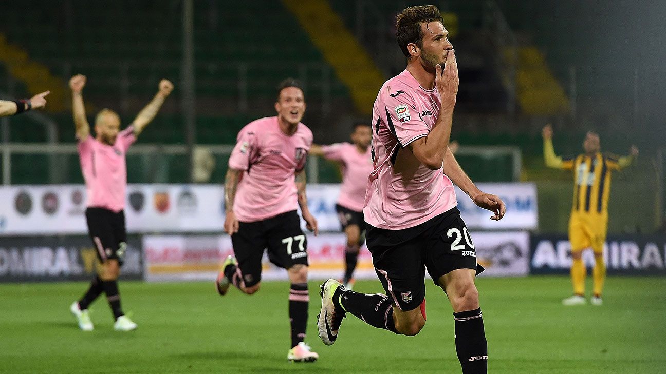 Palermo ganó y se queda en la Serie A