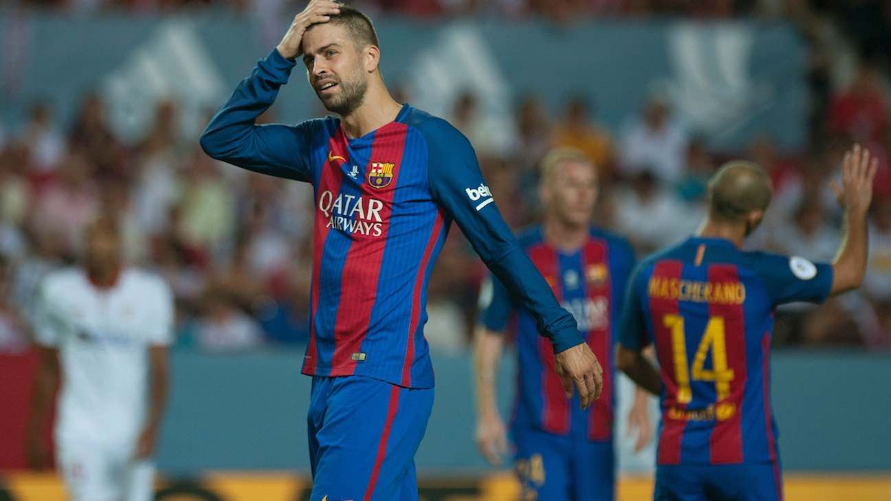 "Así será muy difícil ganar la Liga": Gerard Piqué - ESPN