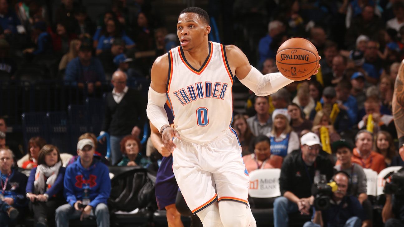 Westbrook lidera las votaciones de Marc Stein para MVP en el Oeste - ESPN
