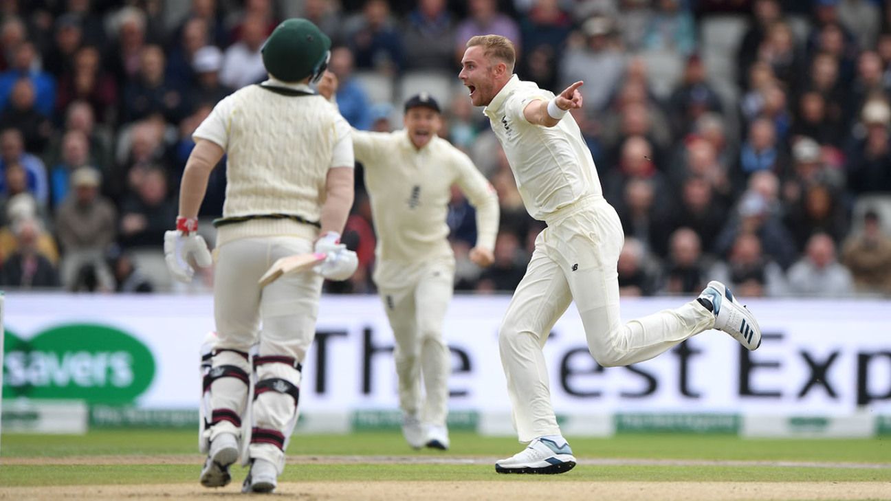 The key to Stuart Broad's edge over David Warner - ESPN
