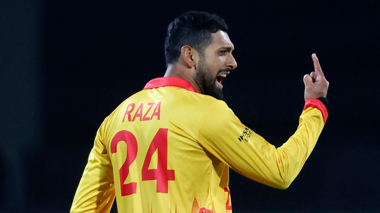Raza named T20 captain as Zimbabwe hope to get 2024 World Cup ticket - ESPN