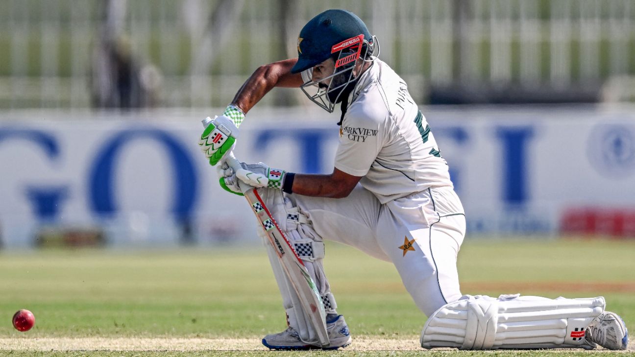 Saud Shakeel resets the spin agenda as England lose will to compete - ESPN