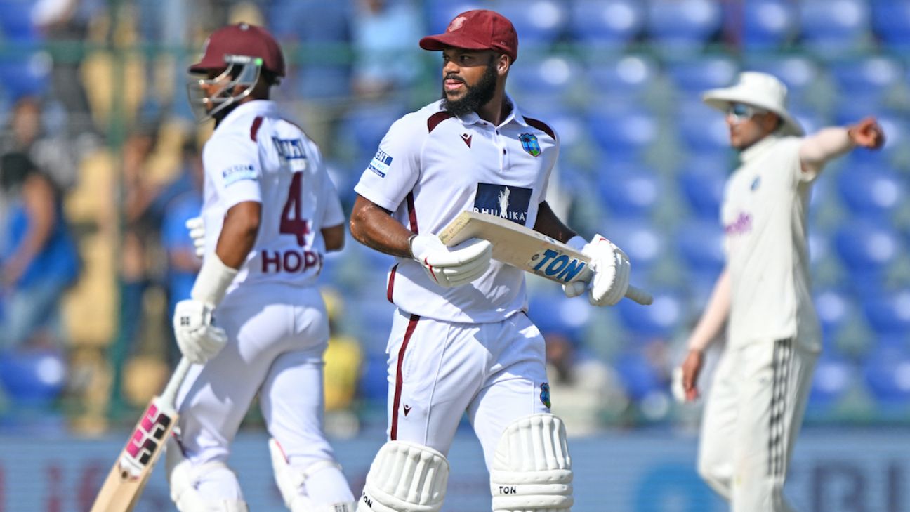 Chase: India tour 'a stepping stone' for West Indies as a Test-playing ...