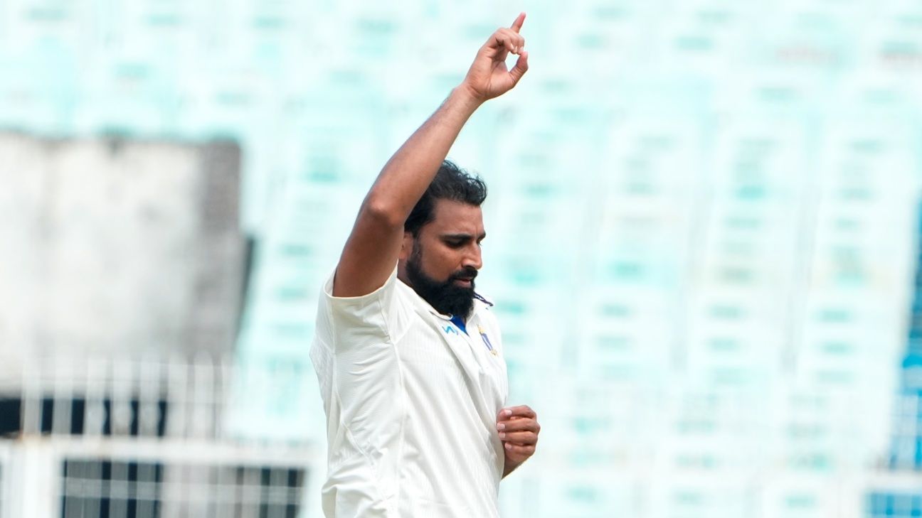 Shami: 'My rhythm is back to where it used to be' - ESPN