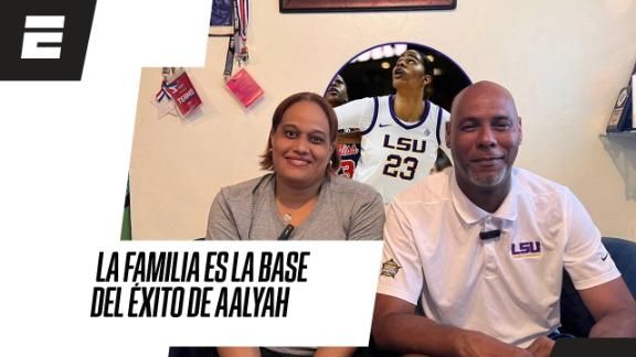 La familia es la base del éxito de Aalyah - ESPN Video