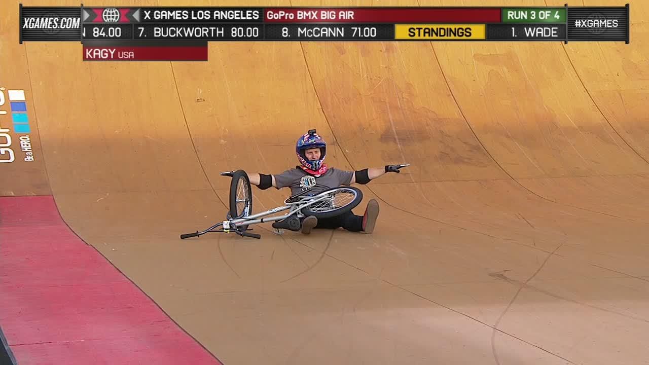 Chad Kagy, BMX Big Air Run 3 - ESPN Video