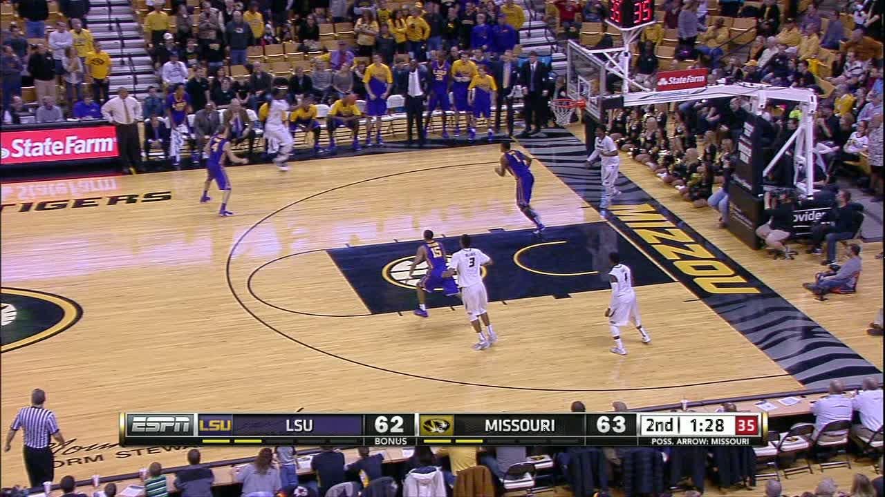 2H LSU J. Patterson made Layup. - ESPN Video