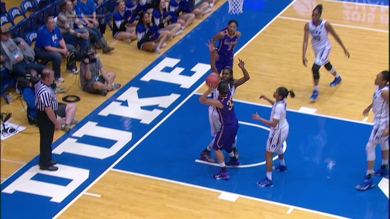1H DUKE E. Williams Block. - ESPN Video