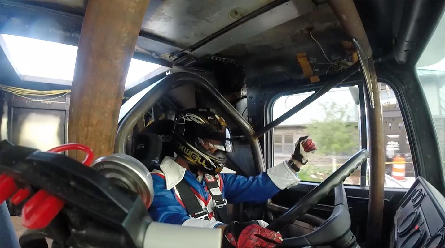 Gregg Godfrey's world record semi-truck jump - ESPN Video