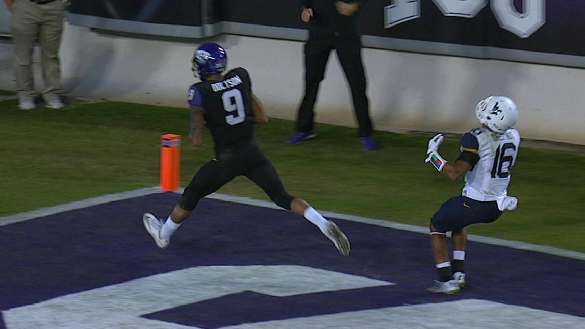 TCU strikes first, Doctson hauls in 17-yard TD - ESPN Video