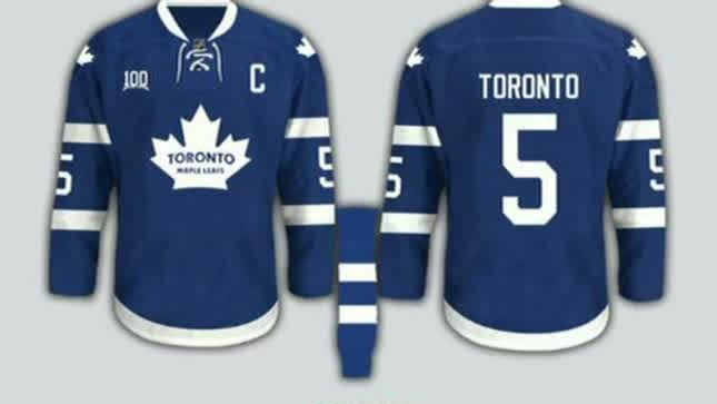 Fans submit ideas for new Maple Leafs uniforms - ESPN Video