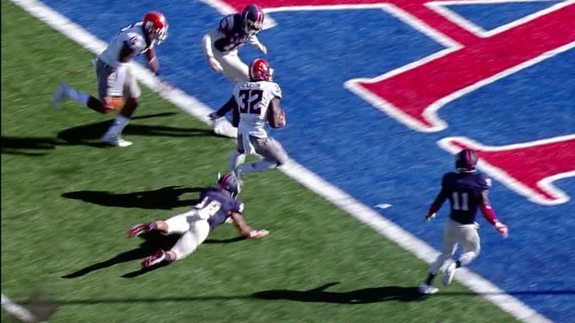 Oklahoma State RB Carson scores third TD vs. Kansas - ESPN Video