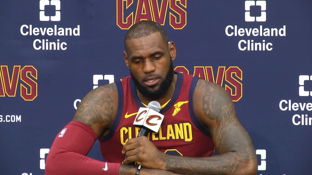 LeBron says he is happy for Kyrie - ESPN Video