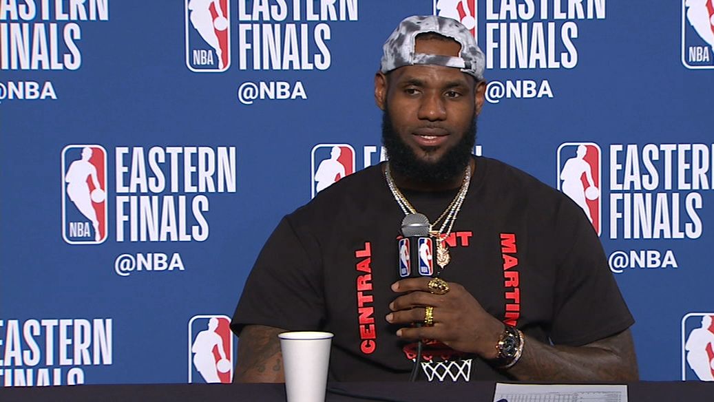 LeBron appreciates reporter acknowledging his clutch gene - ESPN Video