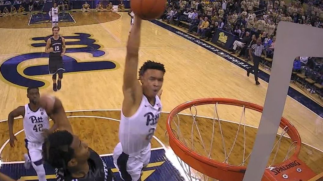 Pitt's McGowens soars for majestic dunk - ESPN Video