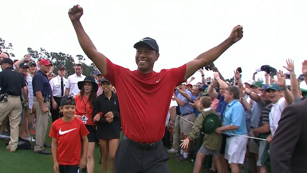 The moment Tiger won his 5th Green Jacket - ESPN Video