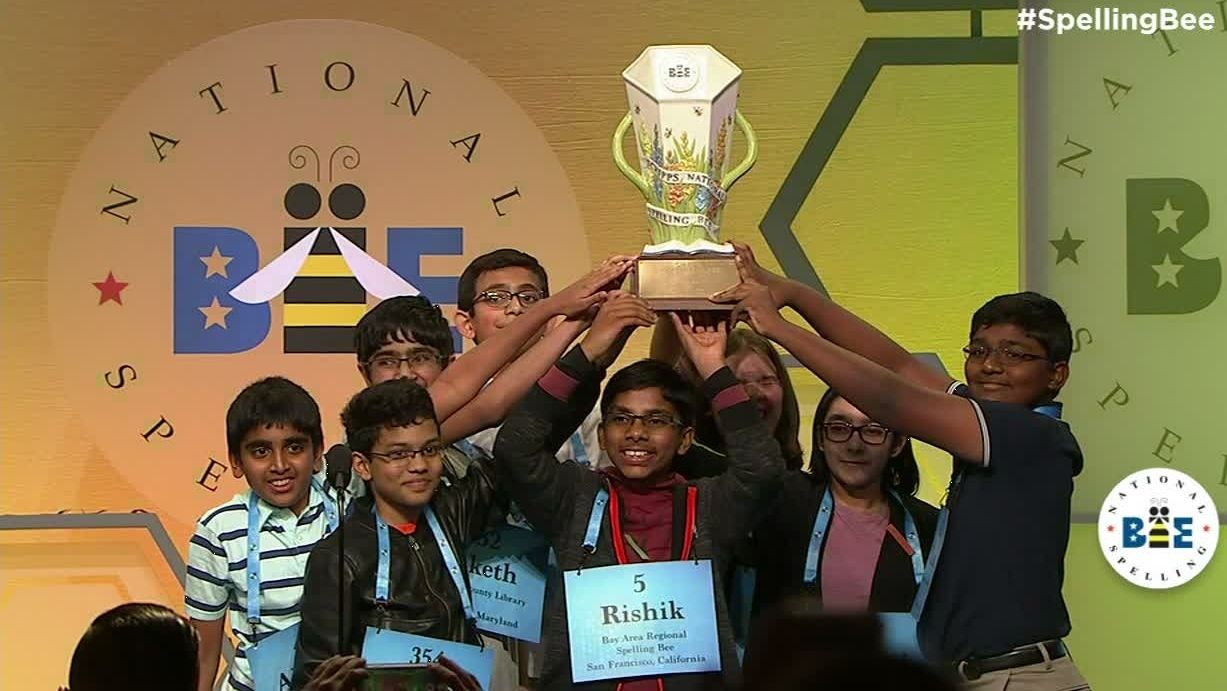 Spelling Bee crowns 8 co-champions - ESPN Video