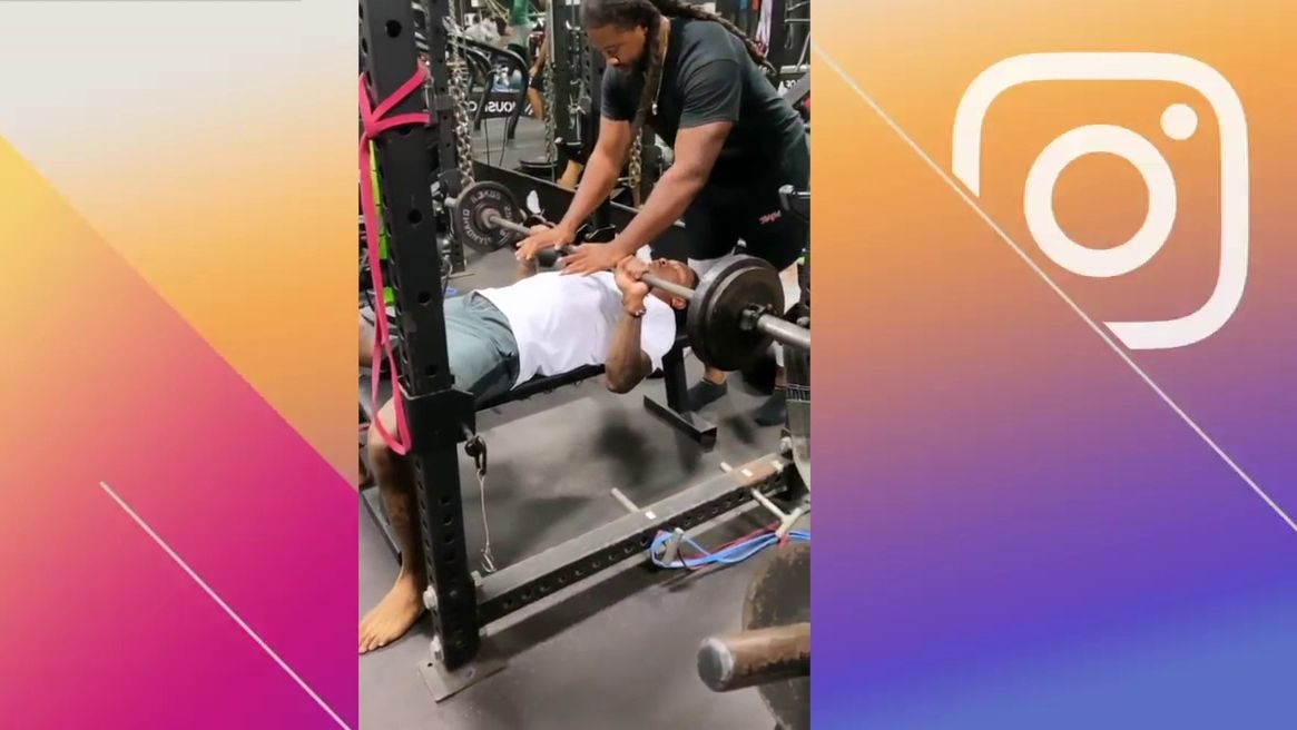 Diggs gets in a workout - ESPN Video