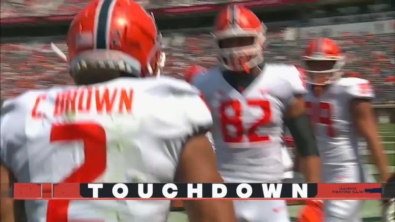 Chase Brown runs for 21-yard rushing touchdown - ESPN Video