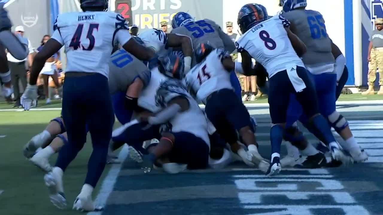 Brandon Thomas scores 1-yard rushing TD vs. UTSA - ESPN Video