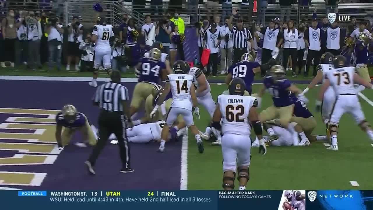 Washington forces Cal fumble at goal line to seal win in OT - ESPN Video