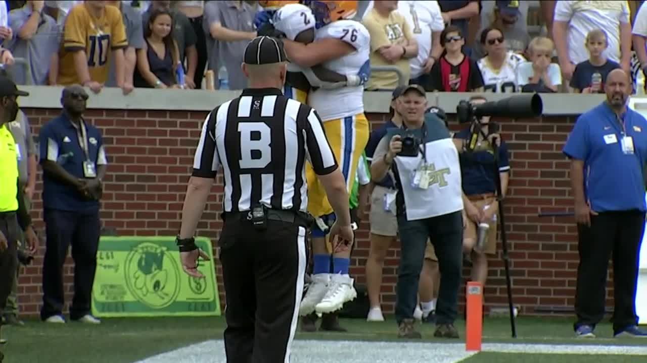 Israel Abanikanda scores 6-yard rushing touchdown vs. Georgia Tech ...