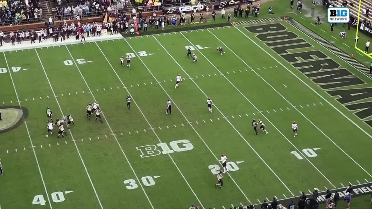 Picked! Purdue throws interception in the 4th quarter - ESPN Video