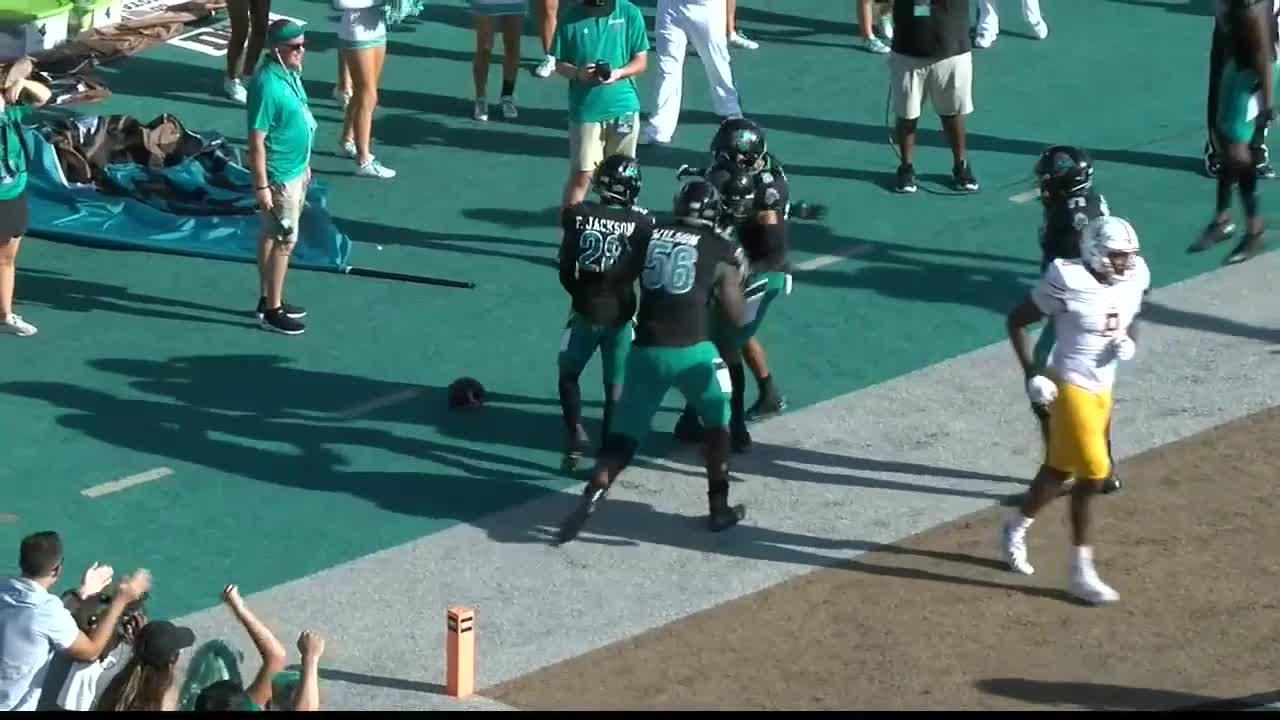 Touchdown! CJ Beasley scores vs. UL Monroe - ESPN Video