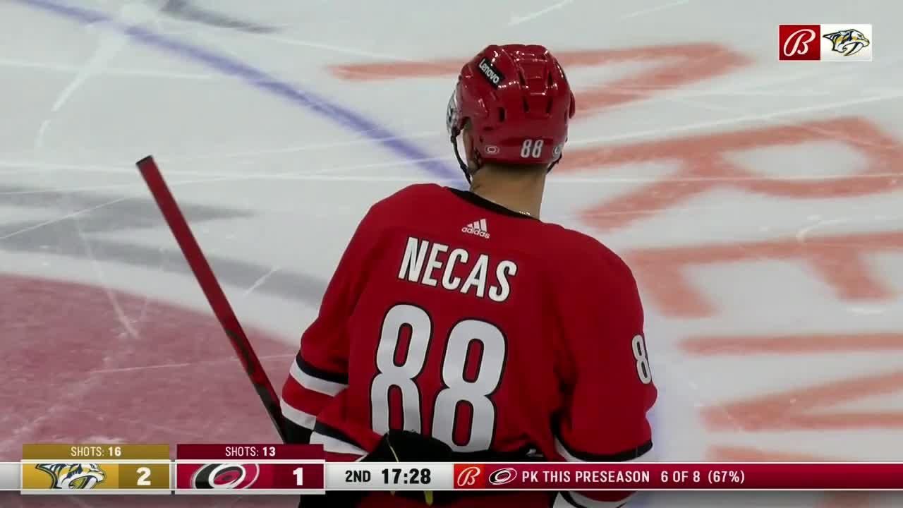 Matt Duchene goal 17:28 Carolina Hurricanes 1-1 Nashville Predators ...