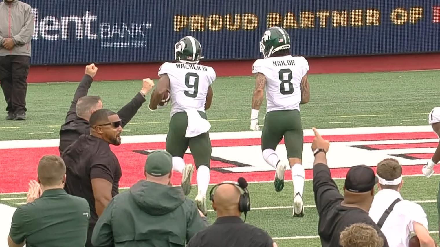Kenneth Walker III sets MSU record with 94-yard TD - ESPN Video