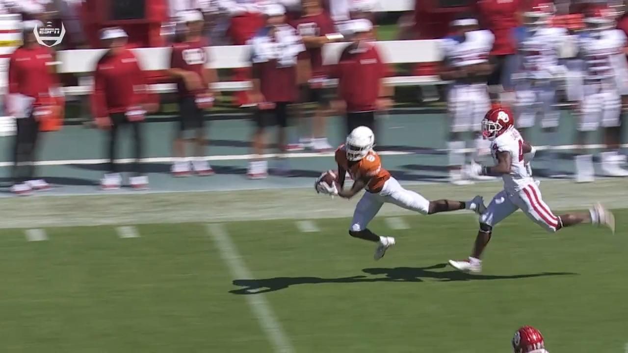 Xavier Worthy lays out for incredible diving catch - ESPN Video