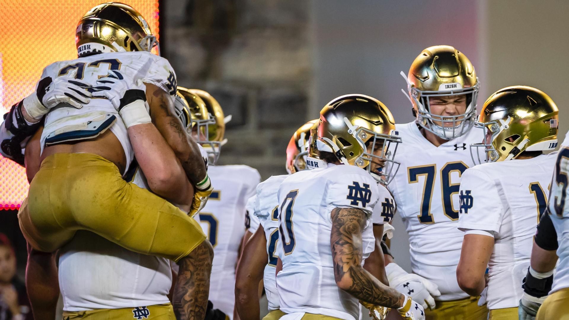 Notre Dame fights back in final minutes to escape VaTech with a win ...