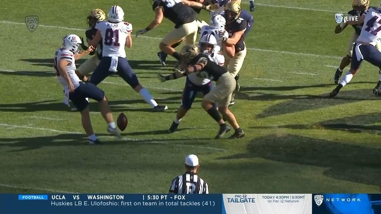 Colorado blocks Arizona's punt and takes it to the house - ESPN Video