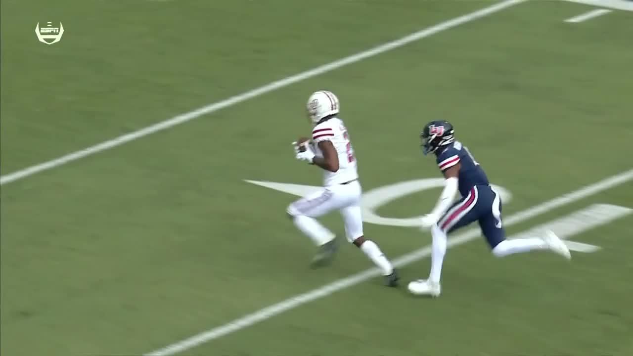 Brady Olson airs it out for 30-yard touchdown pass - ESPN Video