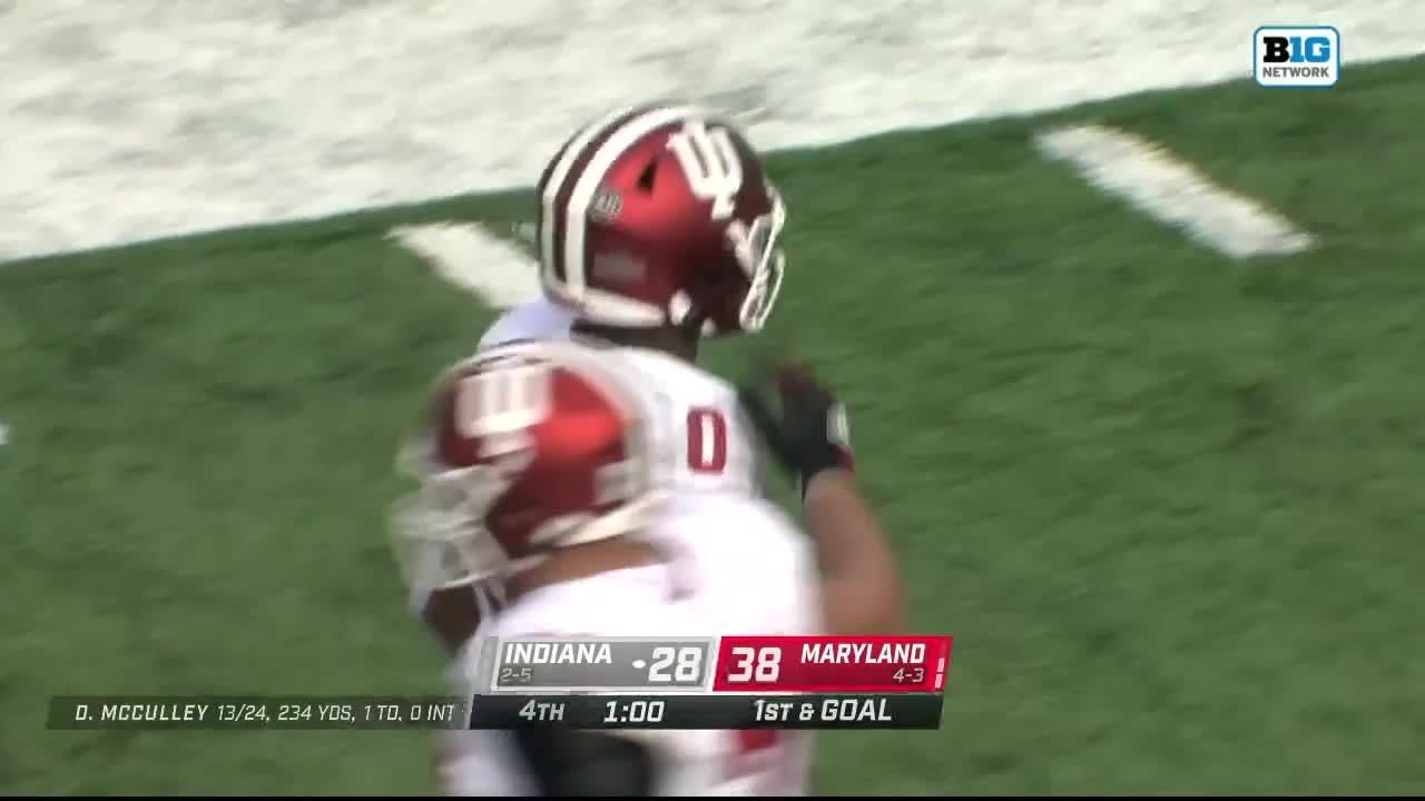 Touchdown! Peyton Hendershot scores vs. Maryland - ESPN Video