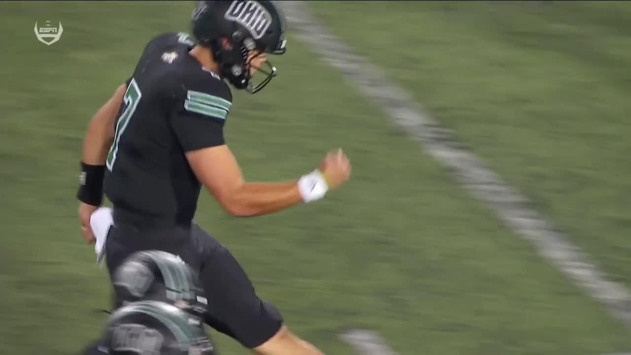 Kurtis Rourke throws 33-yard TD Pass vs. Miami (OH) - ESPN Video