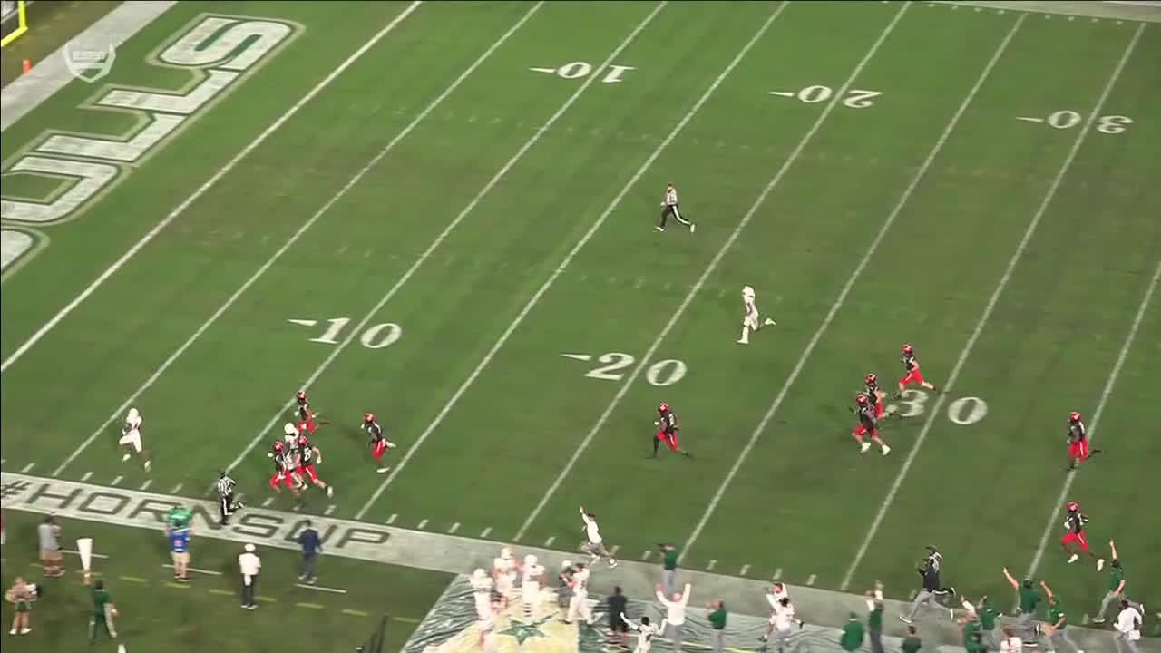 Timmy Mcclain airs it out for 80-yard touchdown pass - ESPN Video