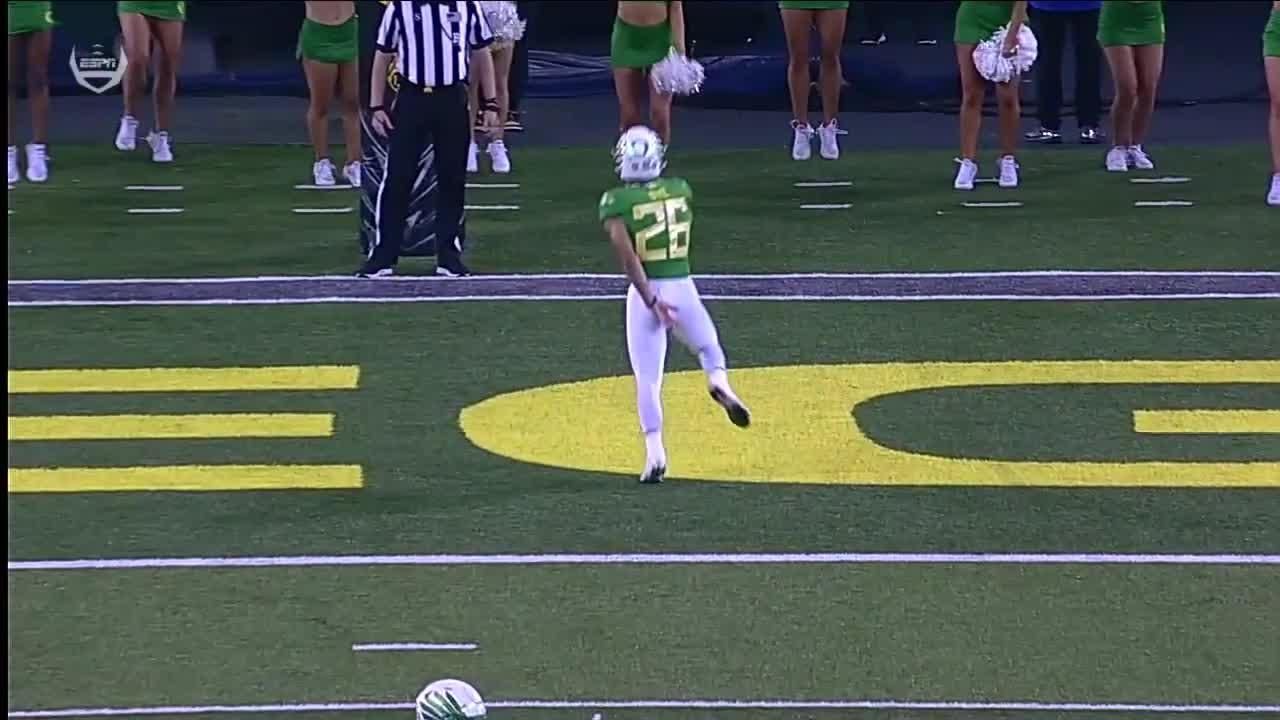 Travis Dye scores wide-open TD for Oregon - ESPN Video