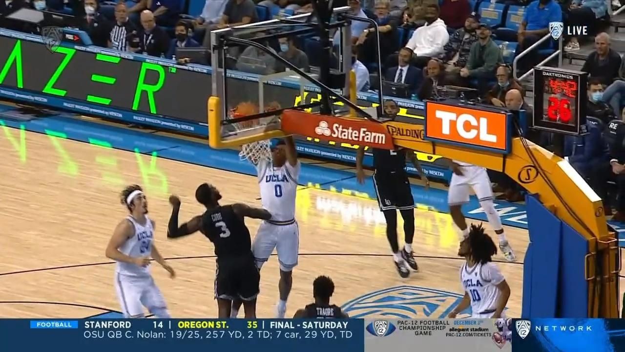 Jaylen Clark cleans up miss with putback jam for UCLA - ESPN Video