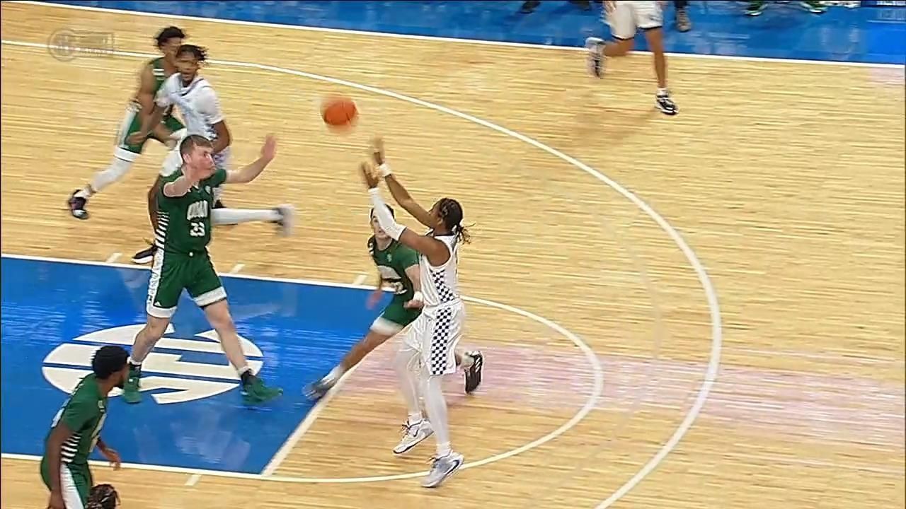 Daimion Collins slams home the alley-oop - ESPN Video