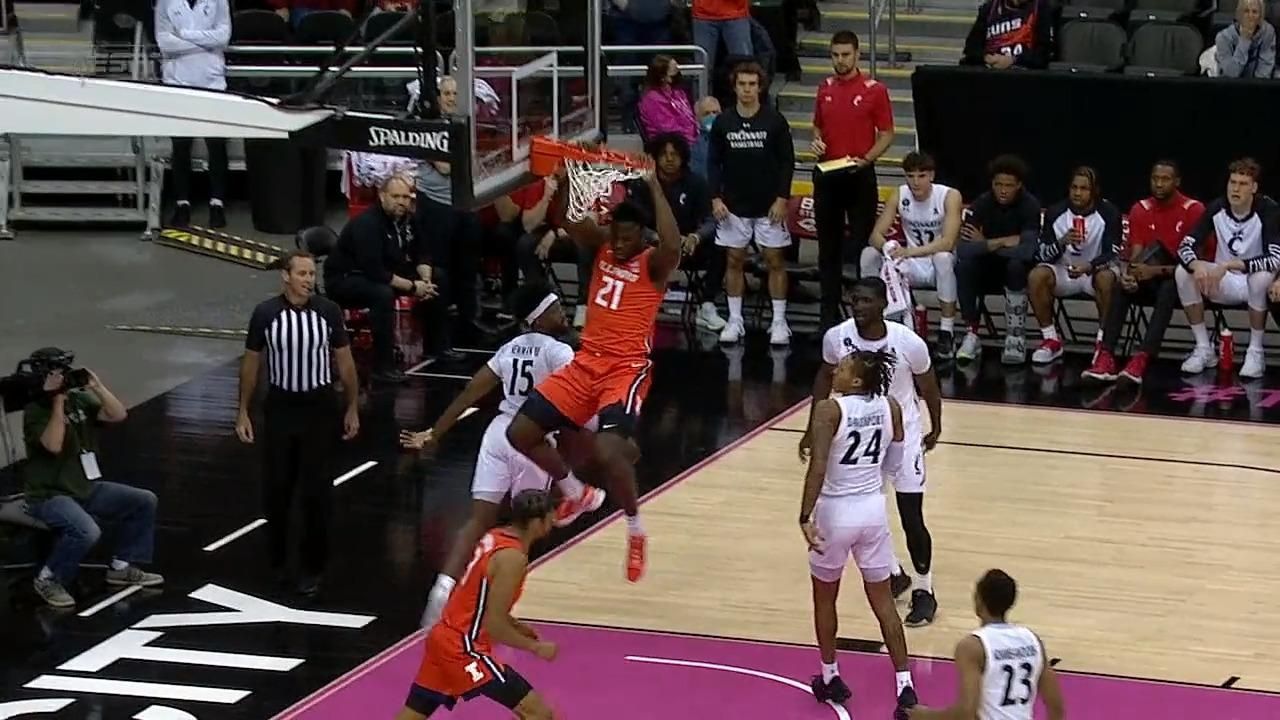 Kofi Cockburn fired up after his first dunk of season - ESPN Video