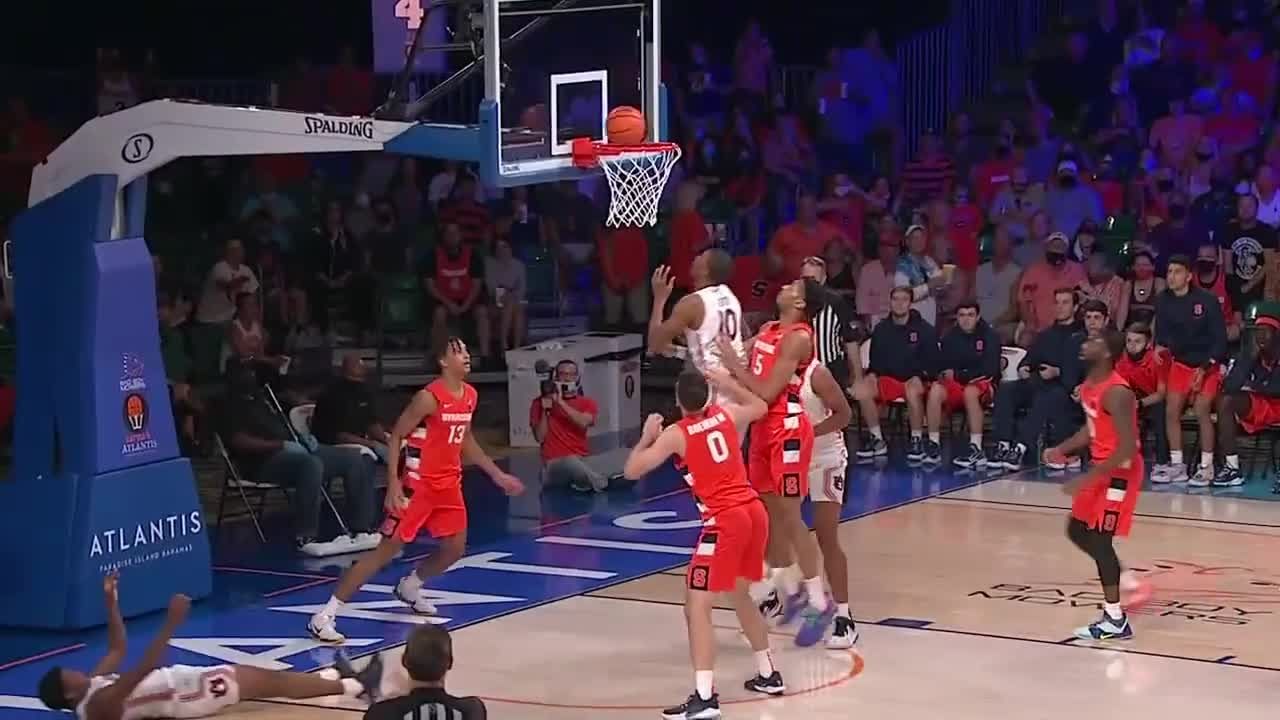 K.D. Johnson makes acrobatic lay-in for Auburn - ESPN Video