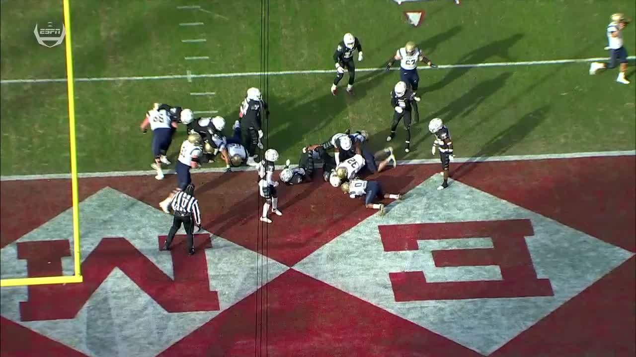 Isaac Ruoss scores 3-yard rushing touchdown - ESPN Video