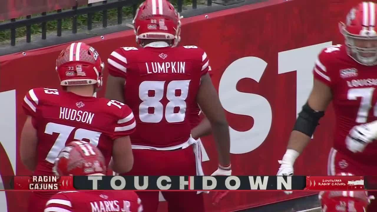 Levi Lewis puts ULM's defense on skates on his way to a TD - ESPN Video