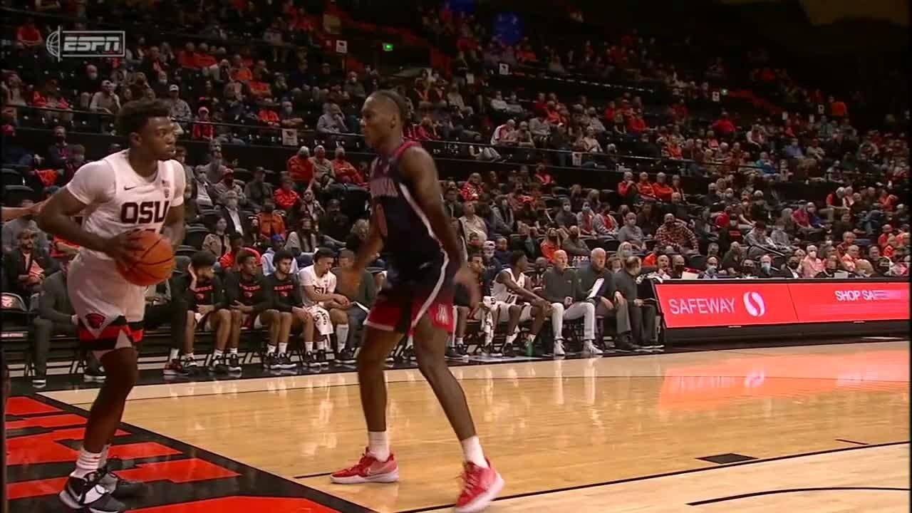 Kim Aiken Jr. makes a great defensive play for the steal - ESPN Video