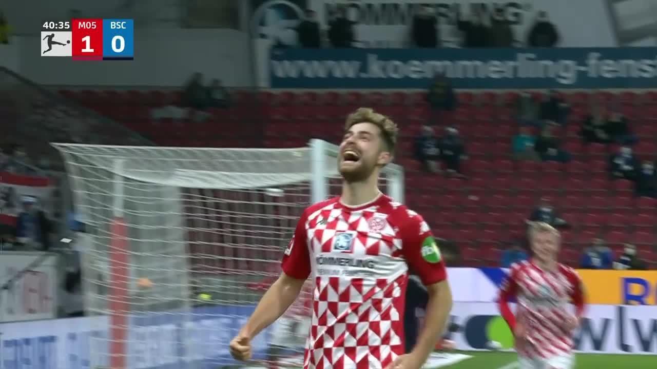 Alexander Hack goal doubles Mainz's lead before half - ESPN Video