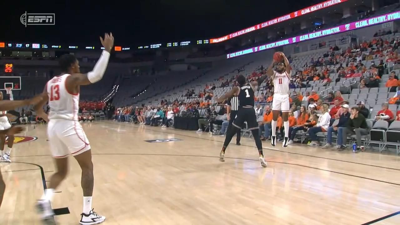 Kyler Edwards connects on 4-point play for Houston - ESPN Video