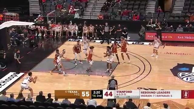 Brandon Angel's 3-pointer brings cuts into UT's lead - ESPN Video